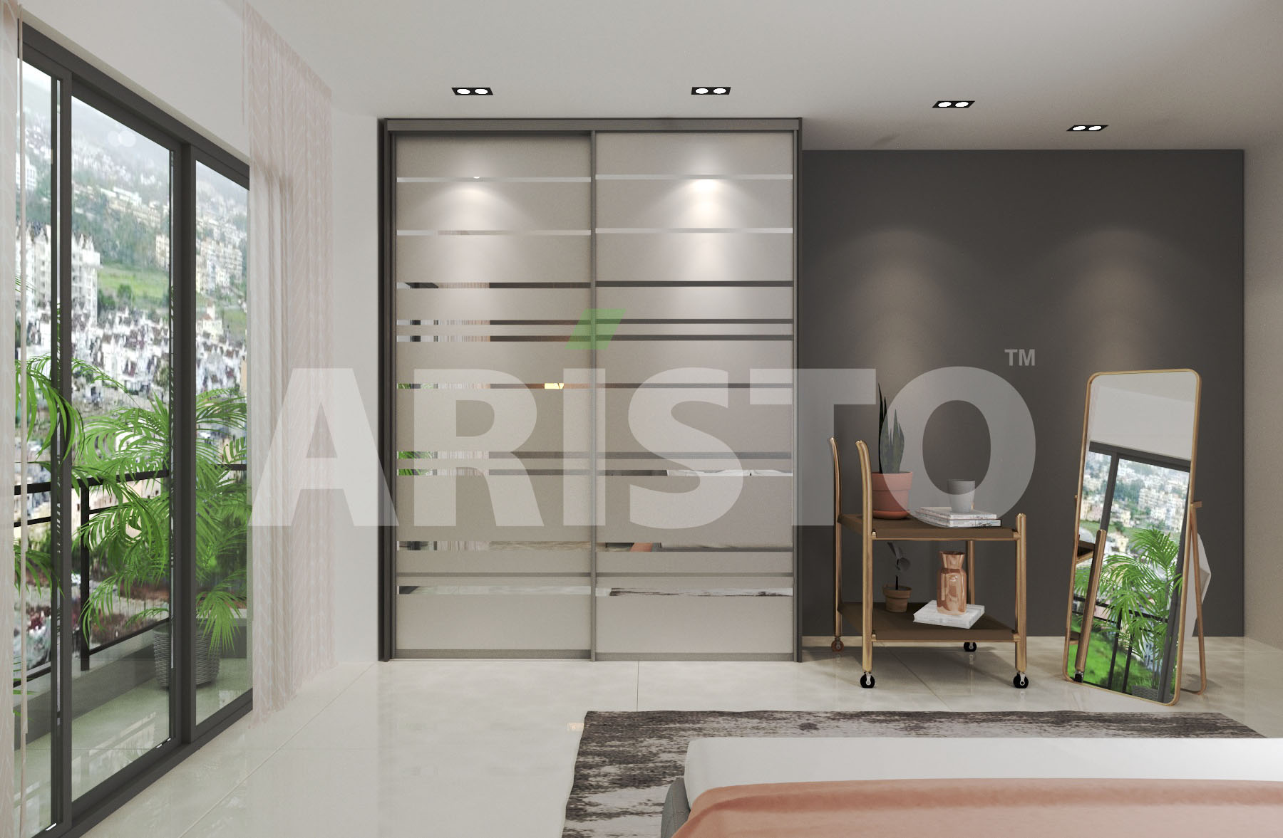 Aristo Sliding Wardrobes in Gurgaon and Delhi NCR | Innovante Studio